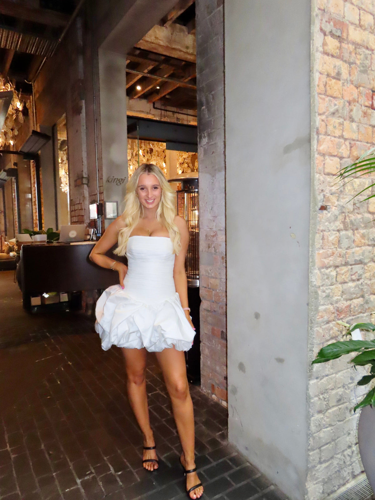 "Rent or Hire" Violette Bubble Hem Mini Dress | Aje | Oh Rent Me | Oh ...