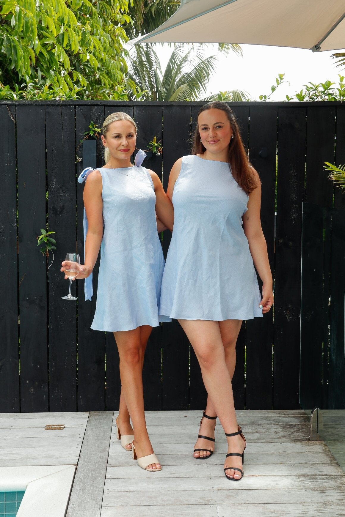 "Rent or Hire" Mini Wilmer Dress - Blue | Caitlin Crisp | Oh Rent Me ...